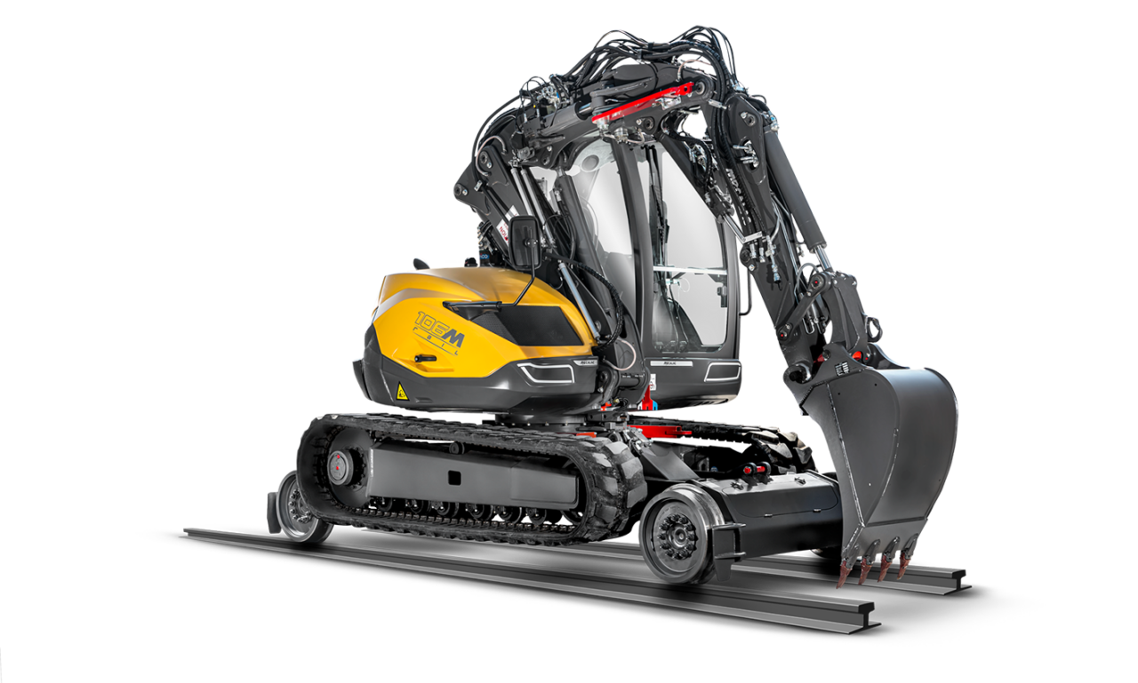Mecalac Zweiwegebagger 106MRail - MBN Baumaschinenwelt